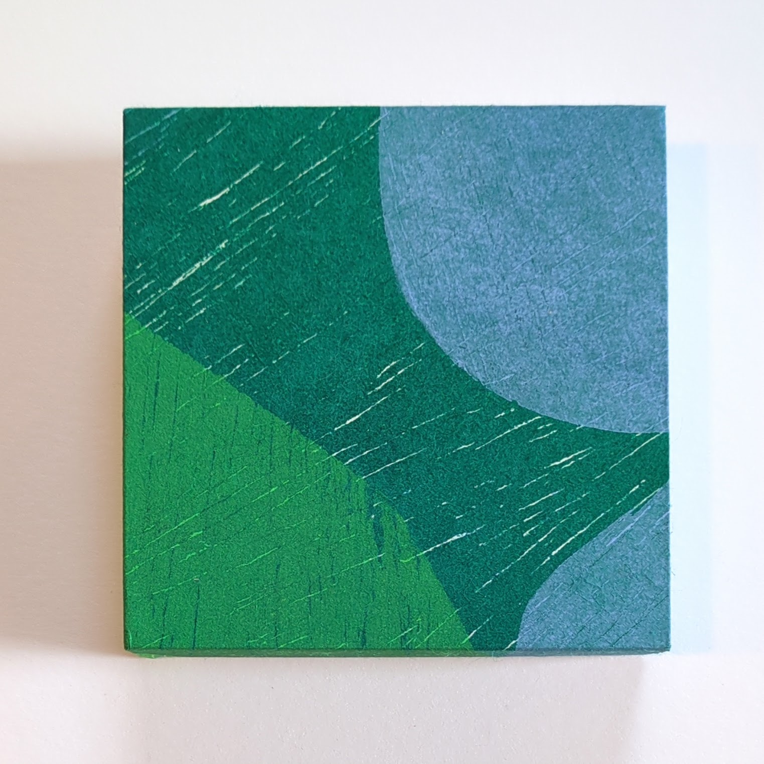 Mint # 9 small artwork big color ⋆ R. Sawan White